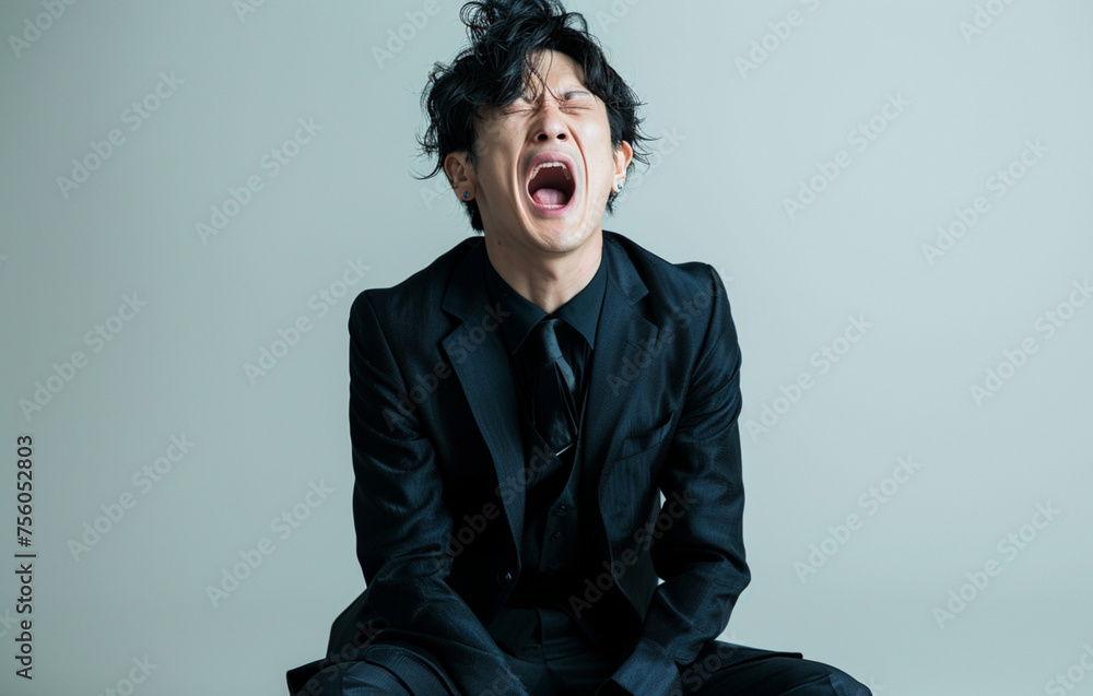 Handsome Japanese bad man with a bad attitude, bad manners, 27 years ...