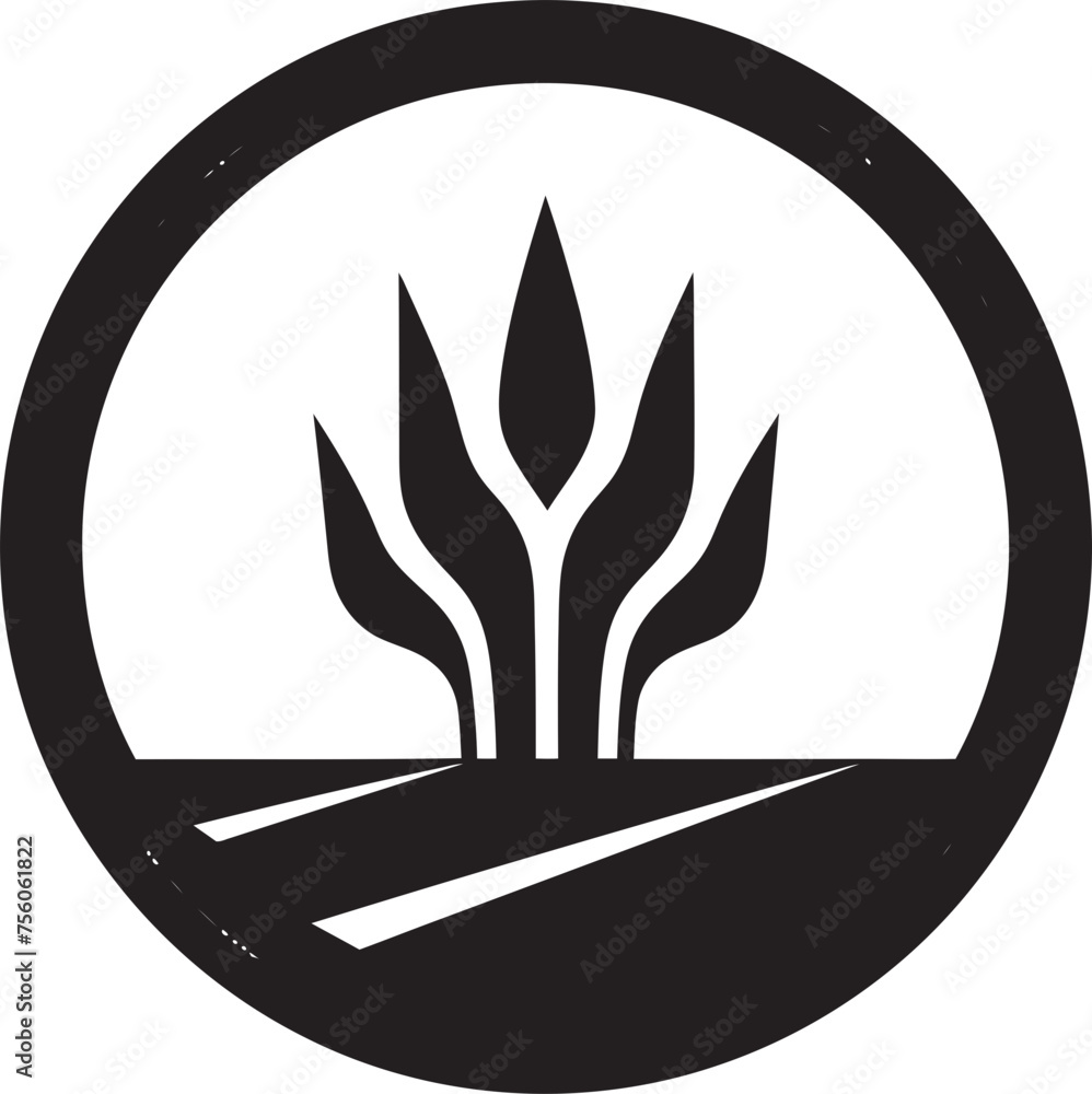 Desiccated Dreams Drought Land Icon Symbol Bleak Barrenness Vector Logo ...