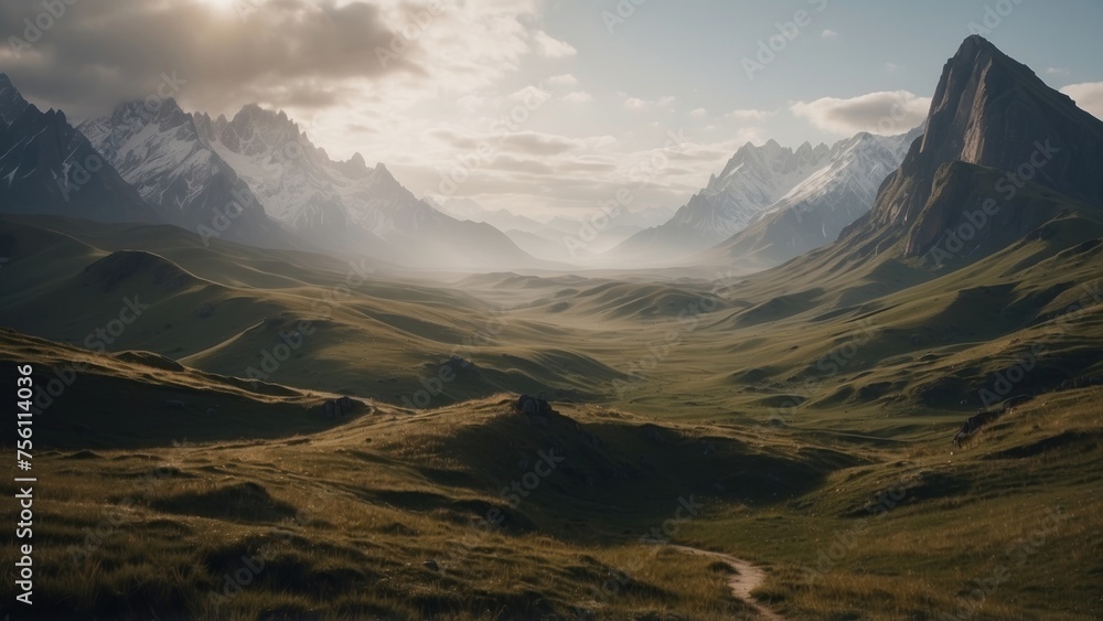 Breathtaking open world landscape that captivates with its stunning ...