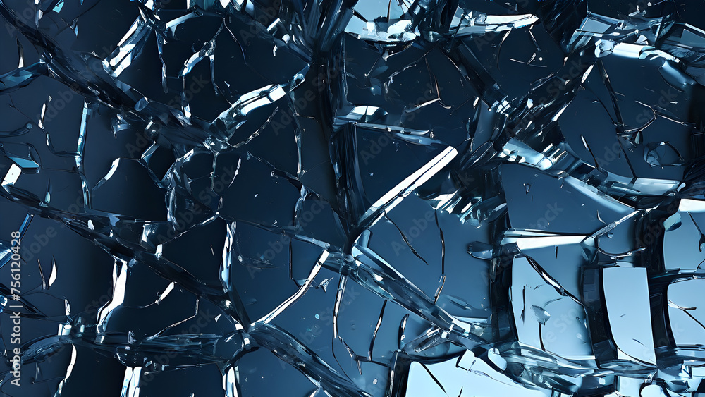 Broken glass on black background, Broken glass texture, broken window ...