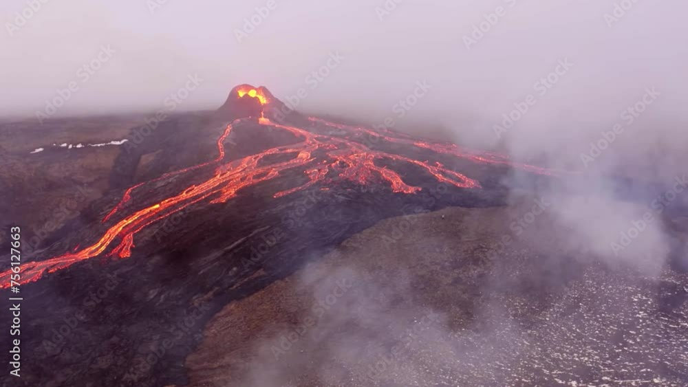 A high-resolution 4K drone captures cinematic aerial footage ...