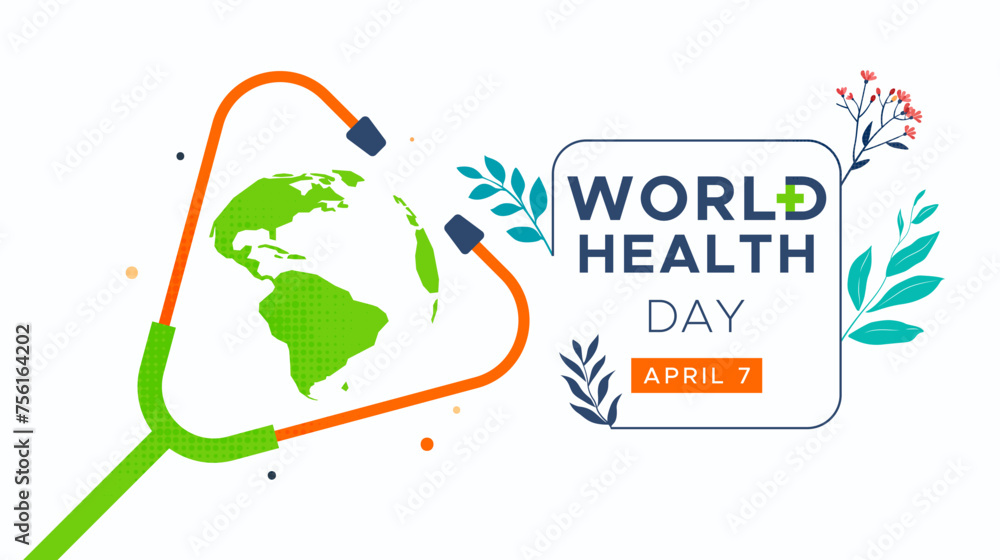 Vector commemorates world health day. Celebrating Health Day, April 7th ...