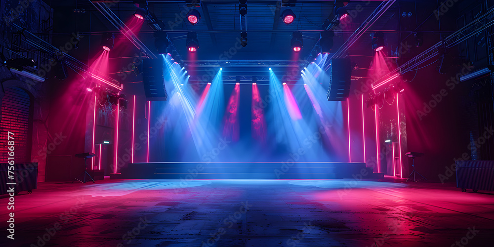 Blue light from a stage in the style of animated gifs Dance Stage ...