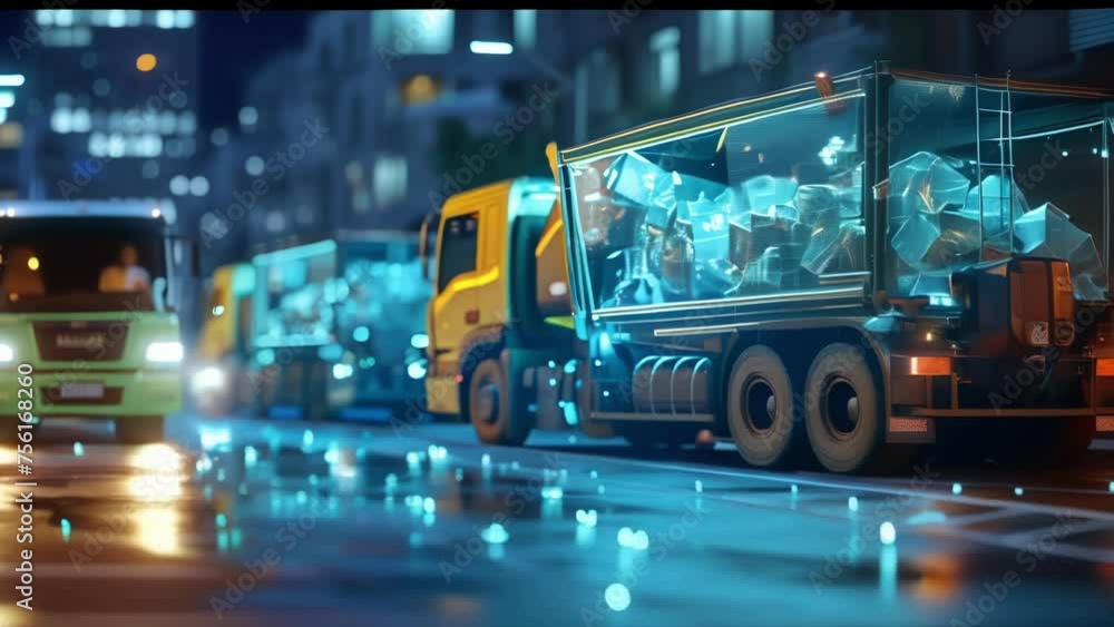 An immersive 3D visualization of a smart citys waste management system ...