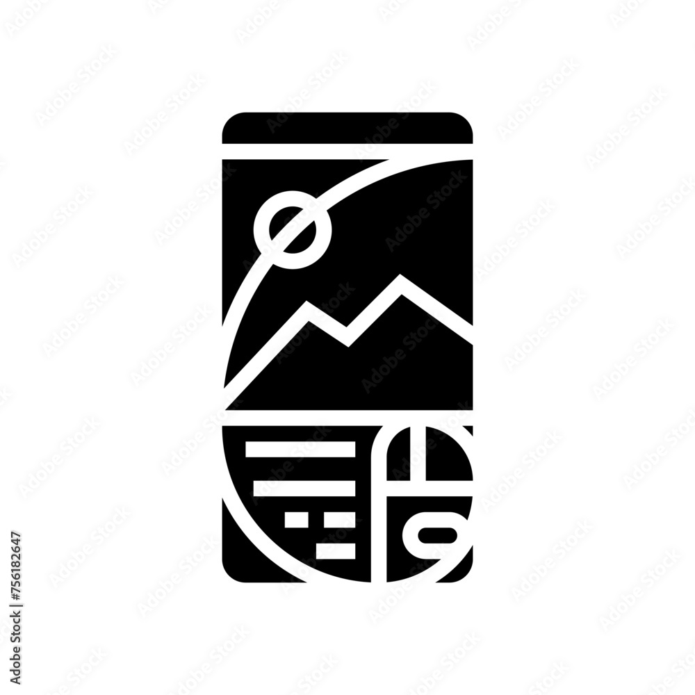 golden ratio ux ui design glyph icon vector. golden ratio ux ui design ...