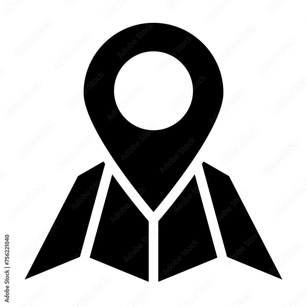 Location pin icon. Map pin place marker. Location icon. Map marker ...