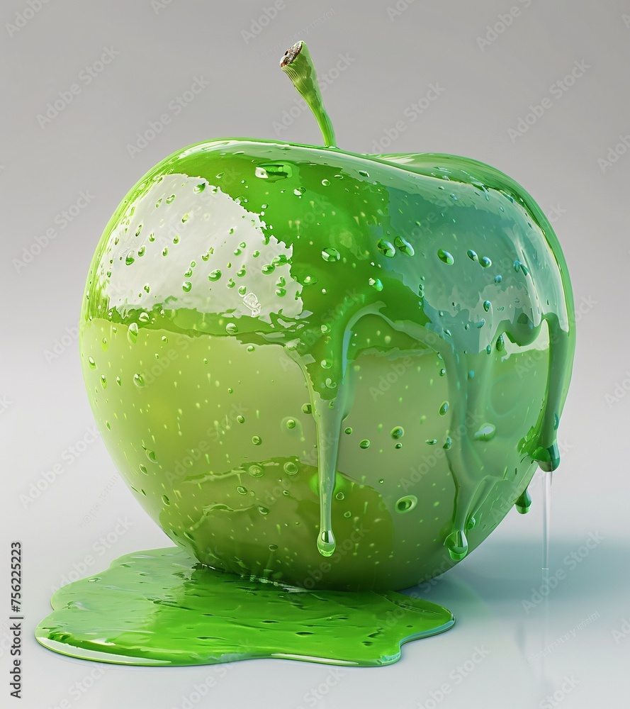 Green Apple Glow-Up A Splash of Color for the Month of Love Generative ...