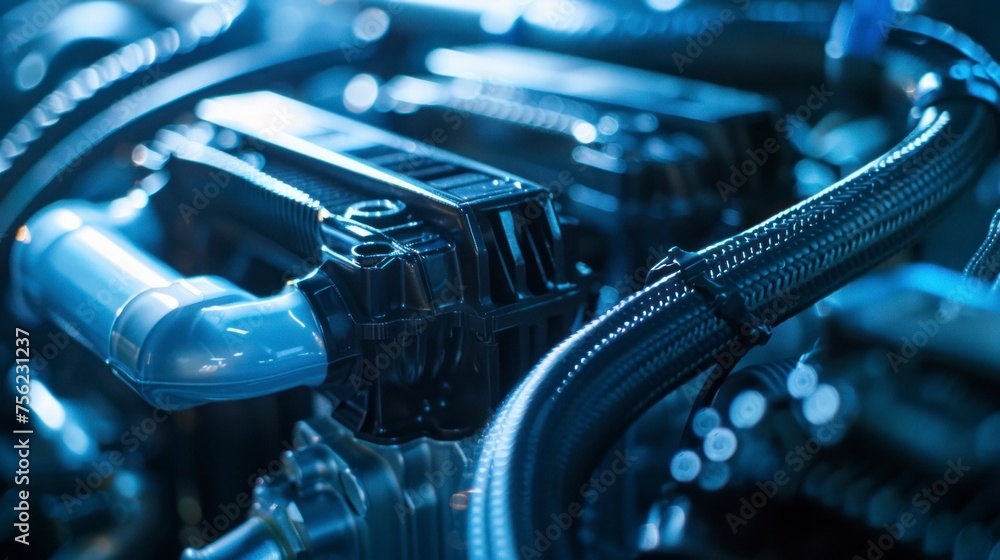 The spare automotive radiator part was essential for cooling the engine ...