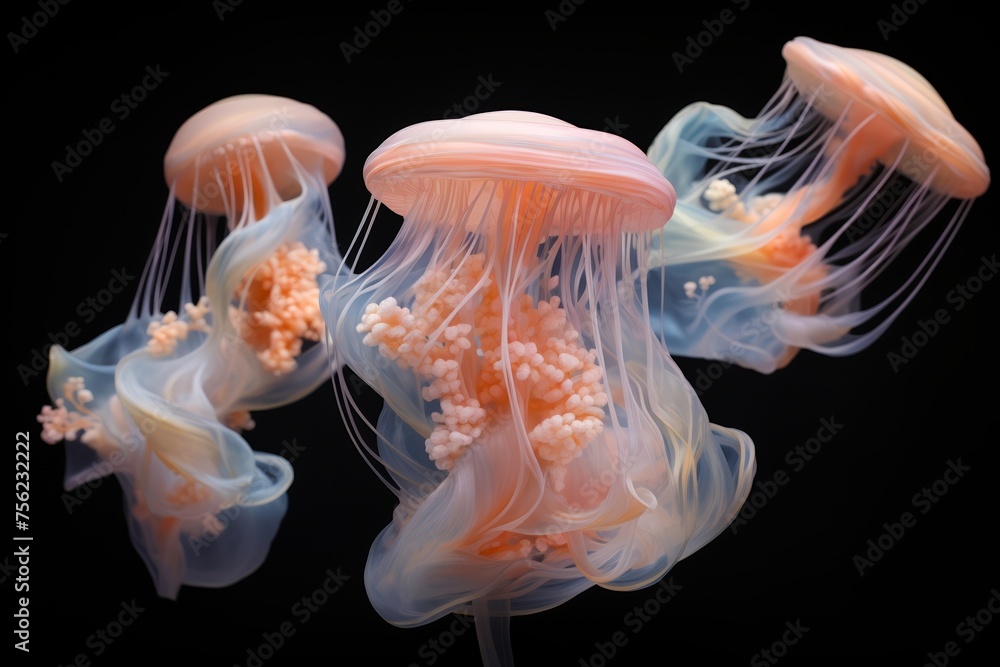 Squishy aesthetic: soft and pliant shapes intertwined in an elegant ...