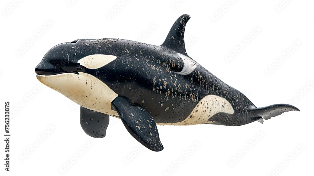 Orca Killer whale isolated on transparent background - A killer whale ...