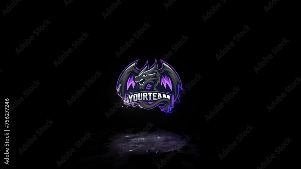Glitchy RGB Distortion Logo Reveal Stock Template | Adobe Stock