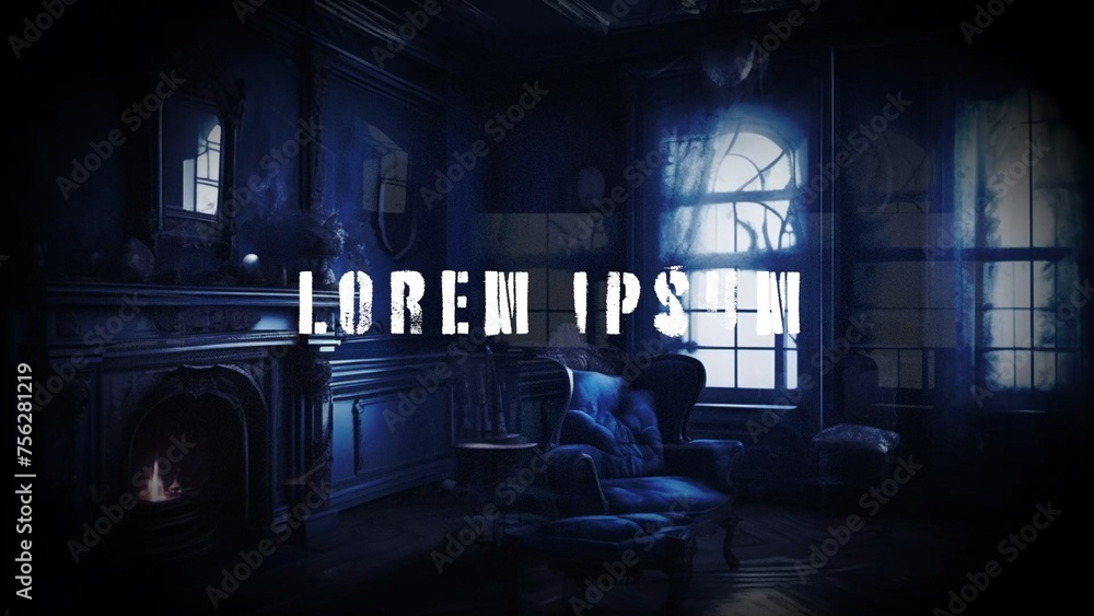 Horror Scary Ghost Haunted Intro Opener Stock-Vorlage | Adobe Stock