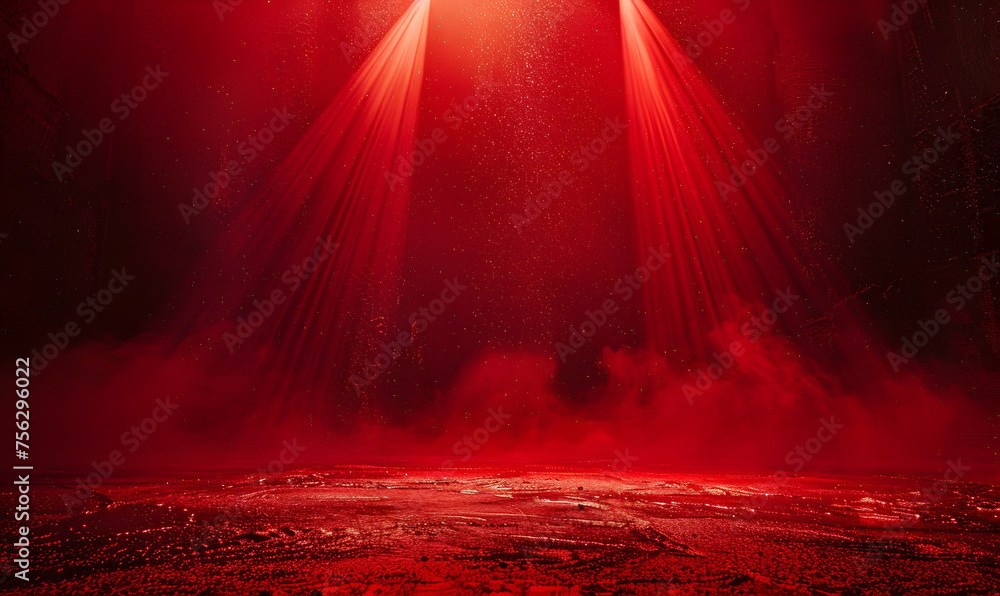 dynamic red gritty spotlight stage design, wwe style edged background ...
