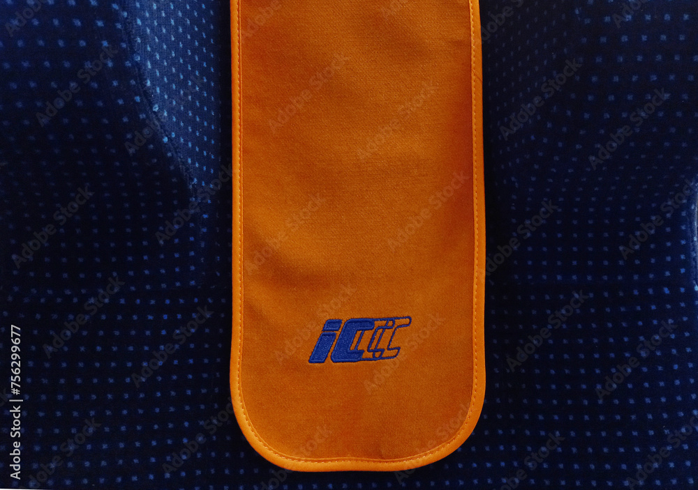 Warsaw, Poland - 10 February 2024: PKP Intercity logo inside a train ...