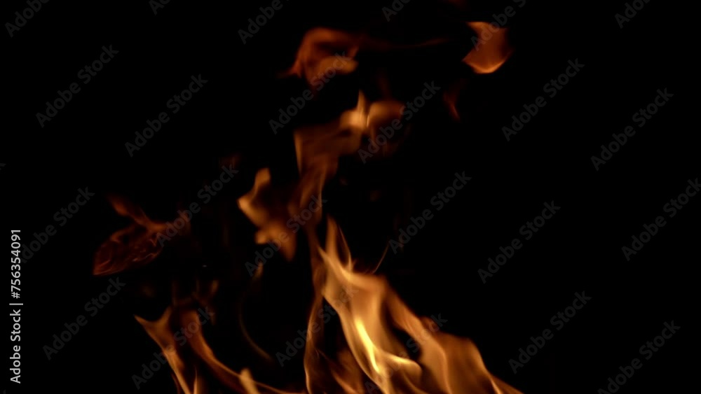 Fires. Blazing fire. Flames pattern. Spark and flame. Flame on black ...