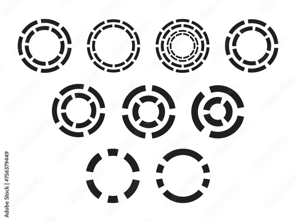 Elements of infographics, drawing, geometric shapes. Vector design ...