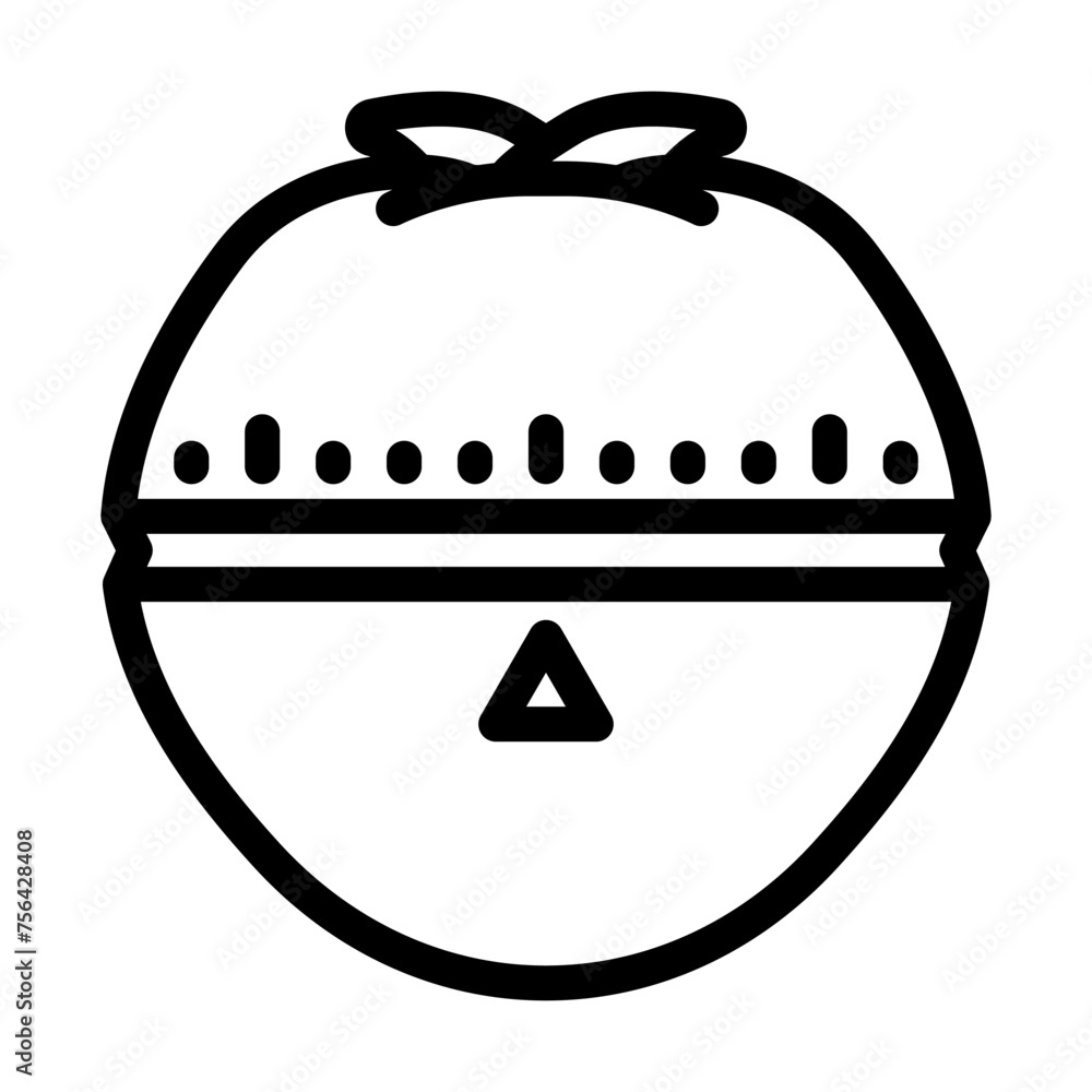 pomodoro technique time management line icon vector. pomodoro technique ...