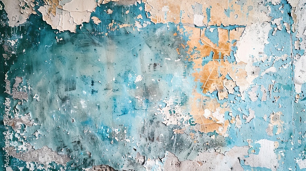 Recurso gráfico de textura de pintura desgastada. Stock Illustration ...