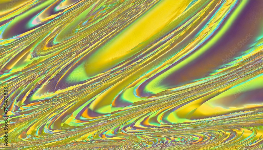 abstract yellow textured holographic background design Stock ...