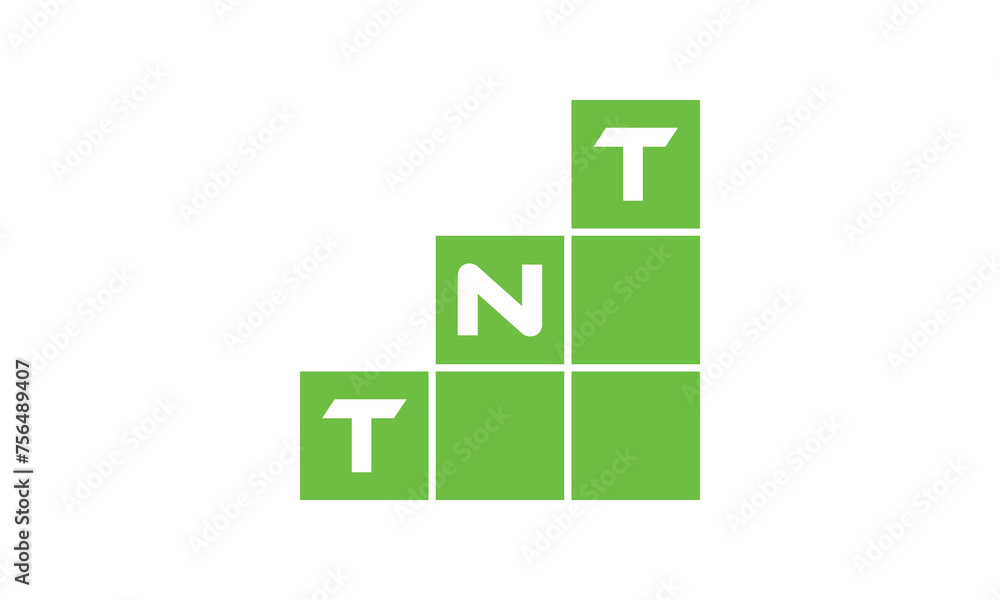Vecteur Stock TNT initial letter financial logo design vector template ...