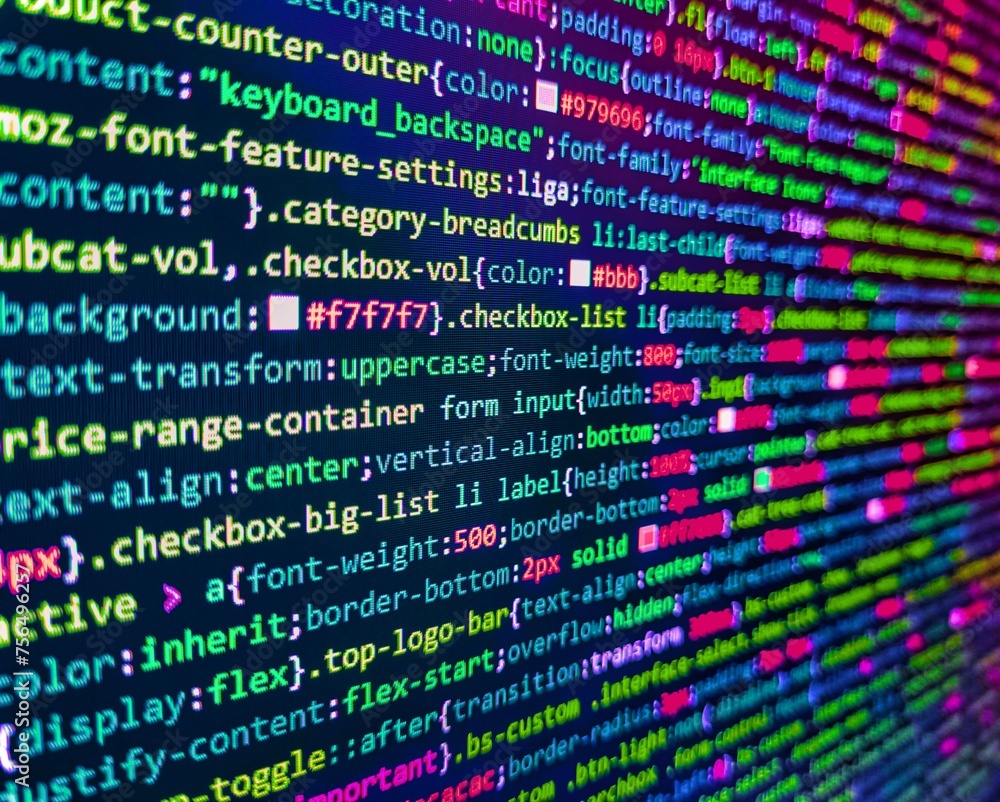 Information technology website coding standards for web design. Script ...
