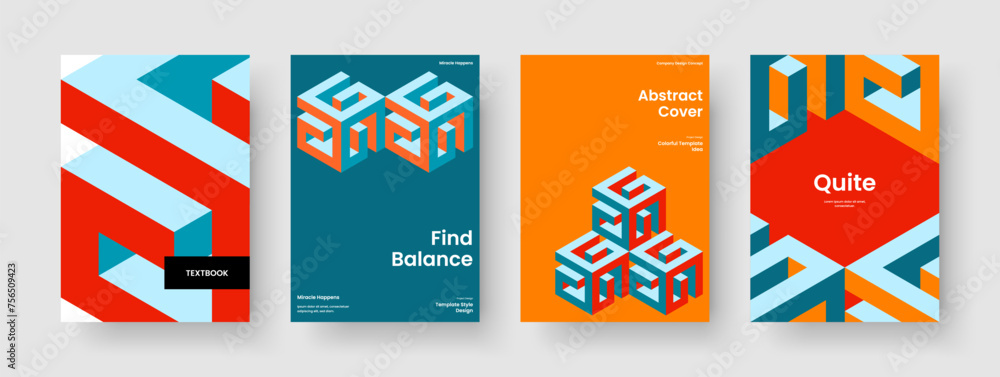 Abstract Flyer Design. Geometric Background Template. Modern Poster ...