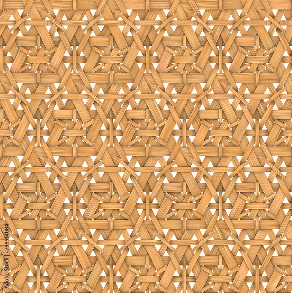 Seamless cane weave texture. Rattan cane seamless pattern isolated ...
