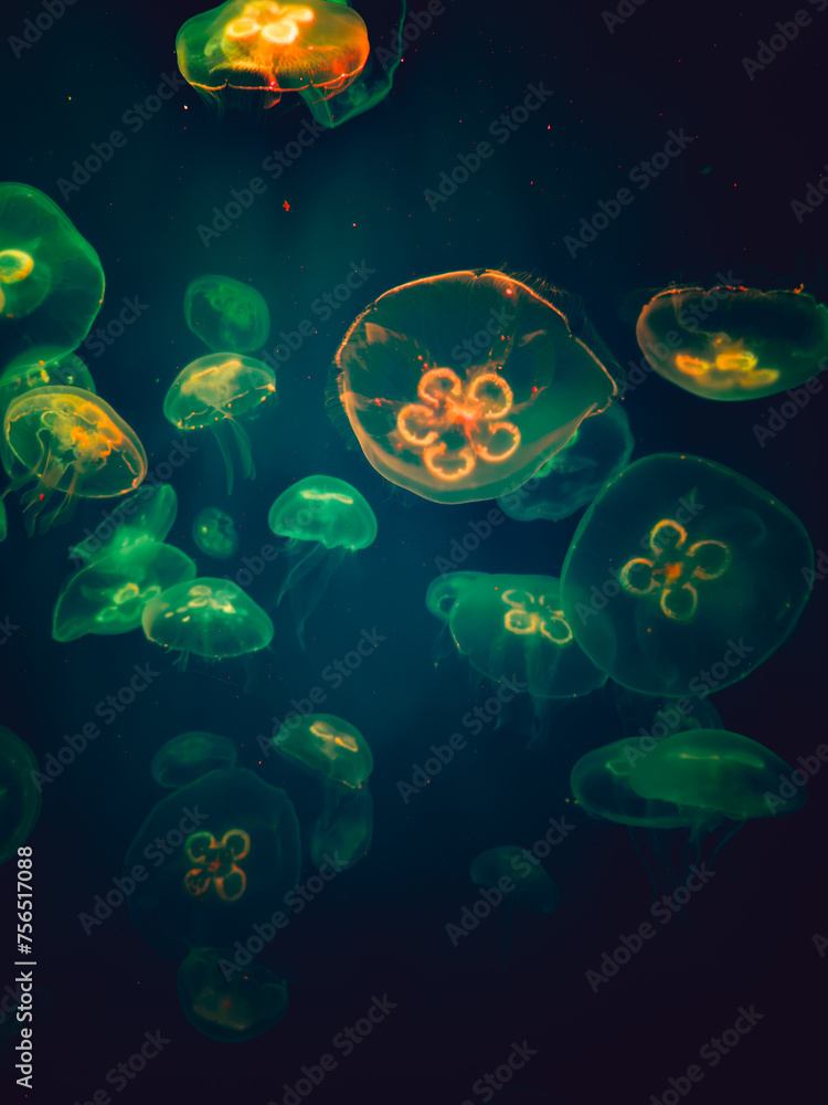 Jellyfish or jellies are softbodied, free-swimming aquatic animals with ...