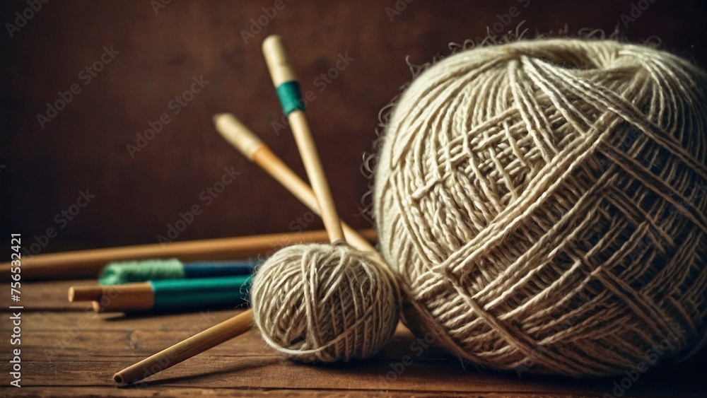 Picture the harmony of knitting wool and needles as they come together ...