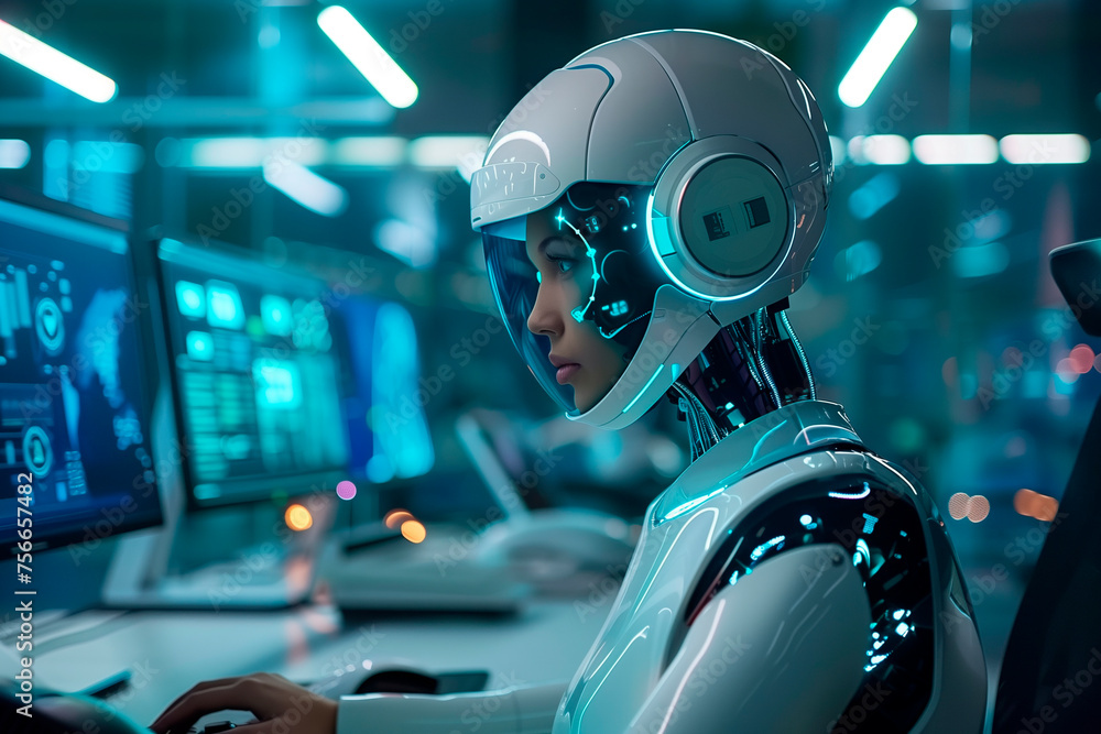 An AI-powered virtual assistant helping with administrative tasks in ...