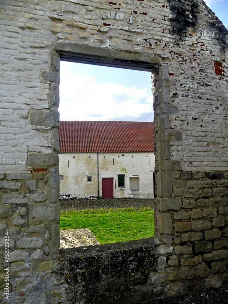 Waterloo, March 2024 - Visit to the Hougoumont farm, emblematic site of ...