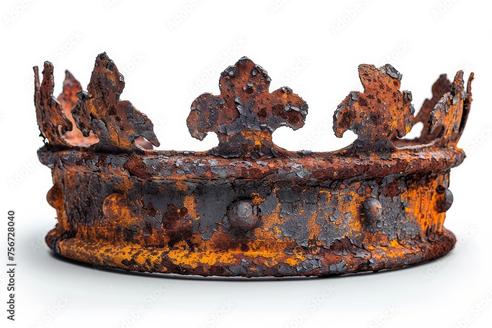 Ancient Rusty Crown, Concept Lost Glory, Tarnished Rule, Failed ...