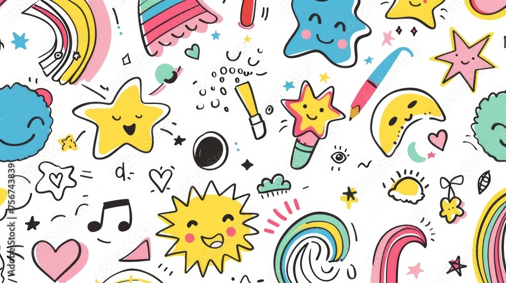 Cartoon characters posing together, versatile for various projects ...