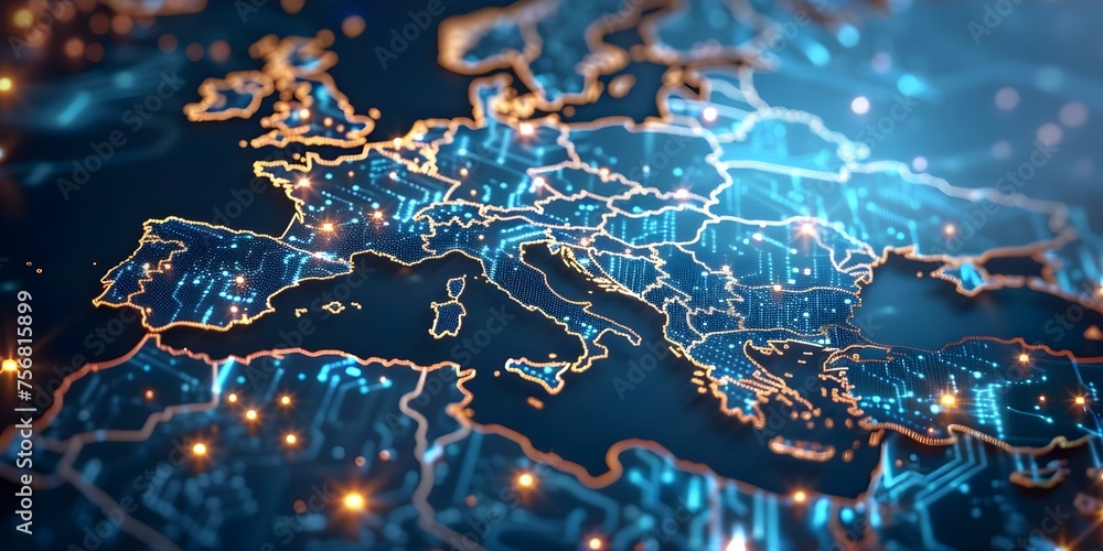 Mapping the Global Network: A Digital Representation of Western Europe ...