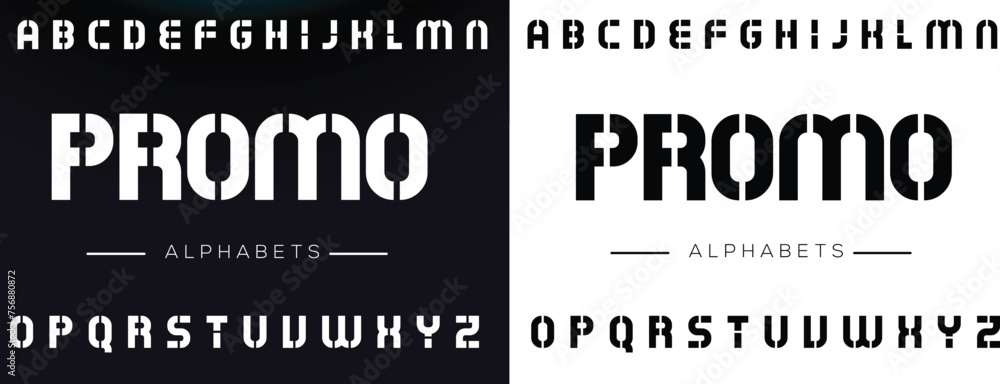 Vetor de Lettering Fashion Designs. Modern elegant alphabet letters ...