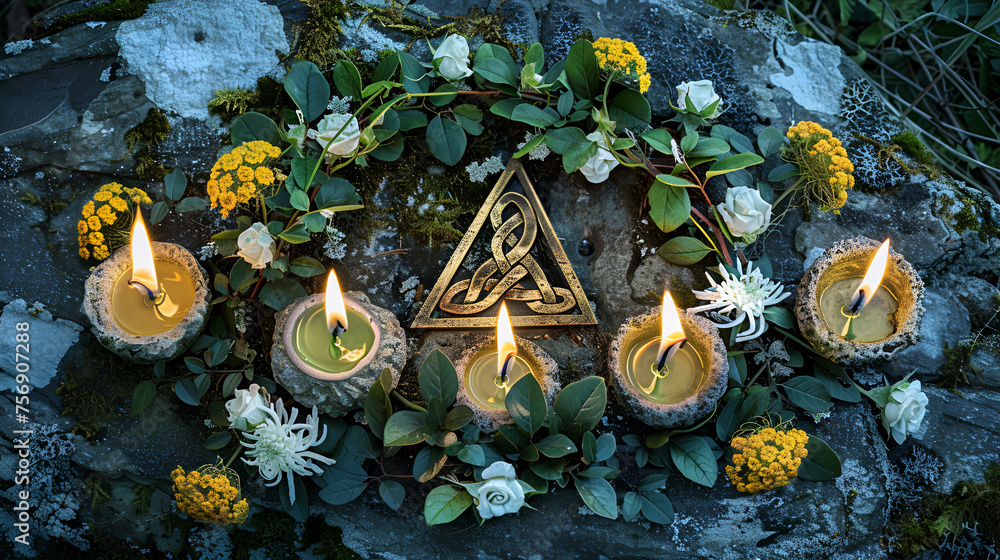 Midsummer Traditional Swedish Symbols, Folklore Celebrations with ...