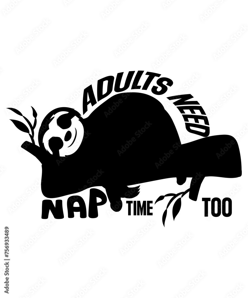 Sloth SVG Bundle, Sloth PNG Bundle, Sloth Clipart, Sloth Silhouette ...