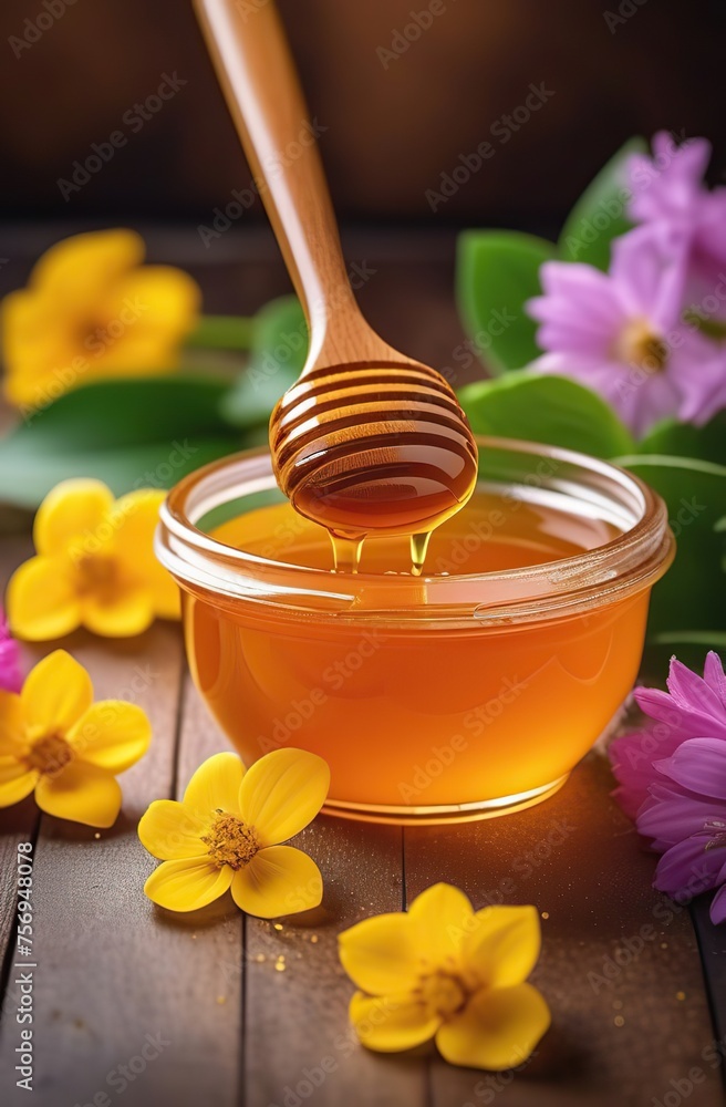 depilation and beauty concept - sugar paste or wax honey for hair ...