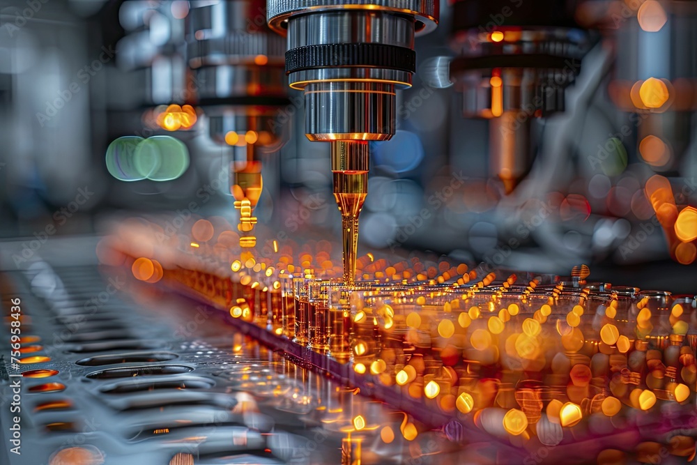 Lab-on-a-Chip Device Close-Up, Revolutionizing Point-of-Care Testing ...