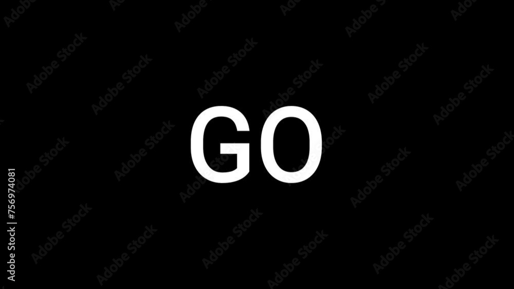 counting down 321 go gold animated countdown 321 go gold alpha looping ...