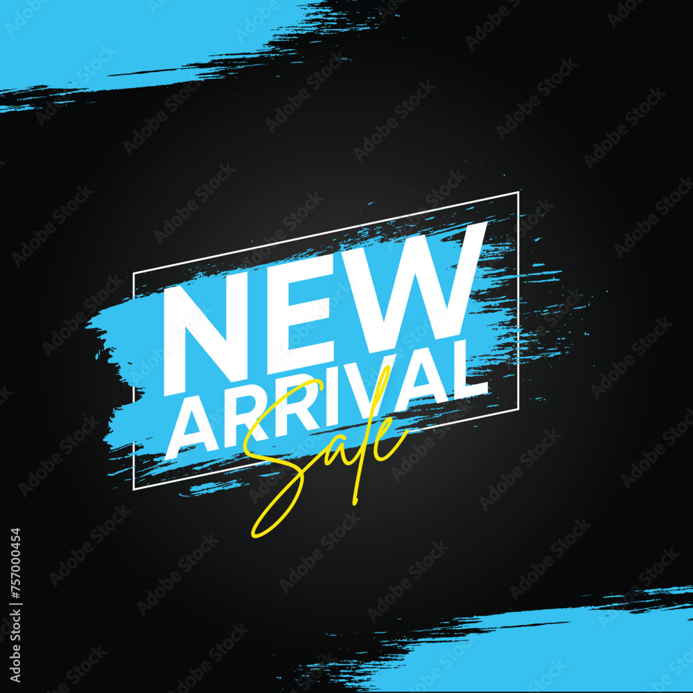 New Arrival label design in complete vector with visual appealing ...