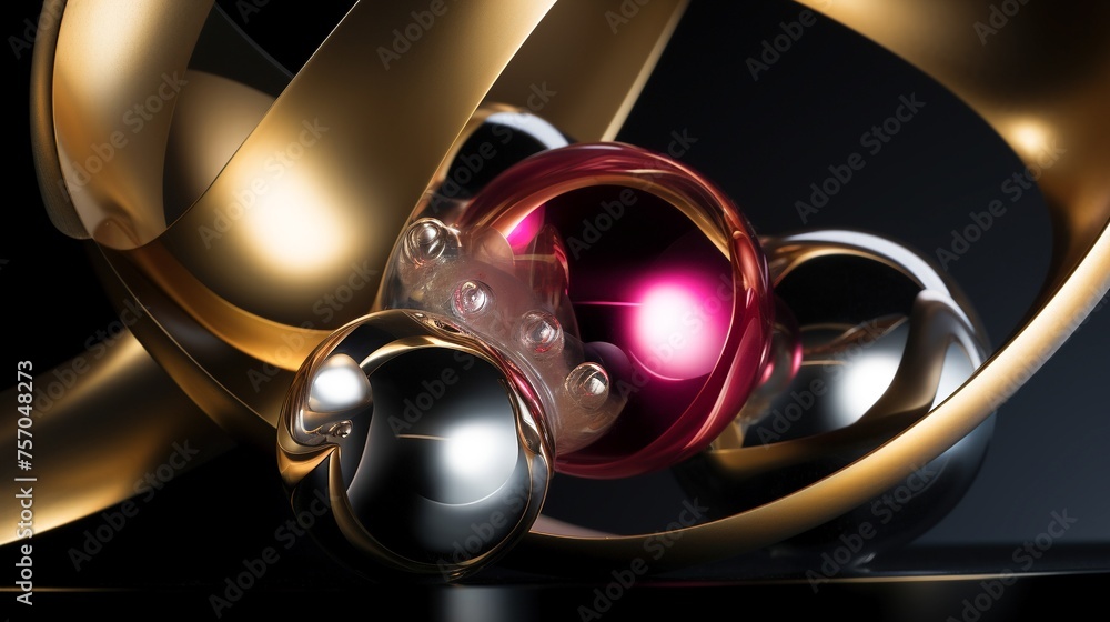 Explore the vibrational motion of atoms in a solid material Stock ...