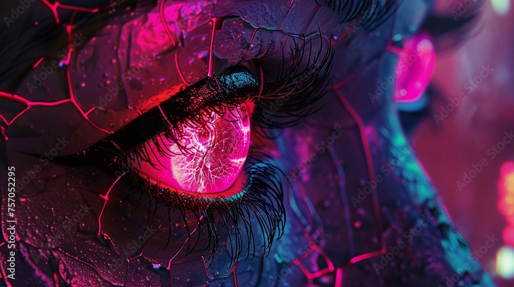 Texture Art of The Cursed Visages cracks tell tales of ancient despair ...