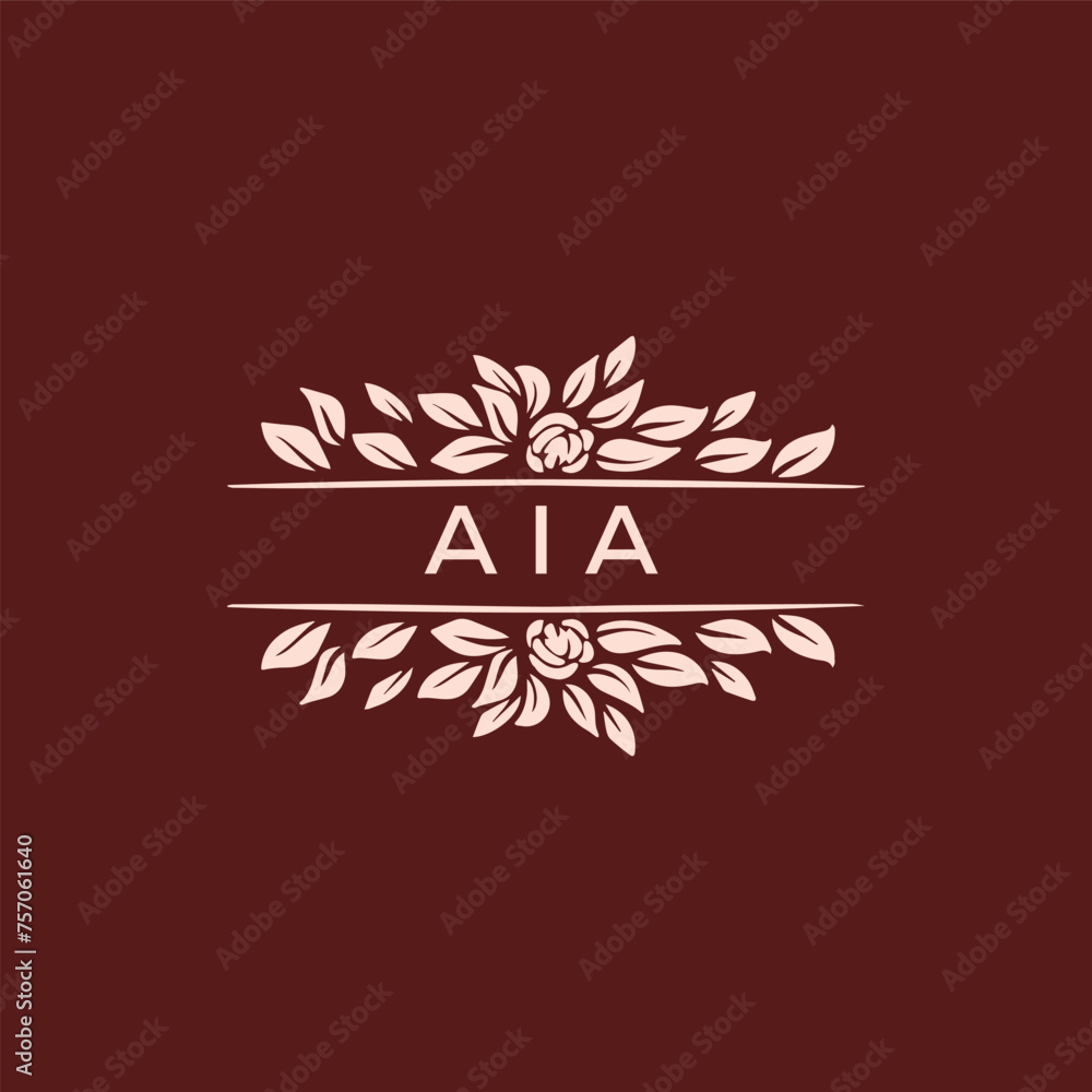 AIA logo design template vector. AIA Business abstract connection ...