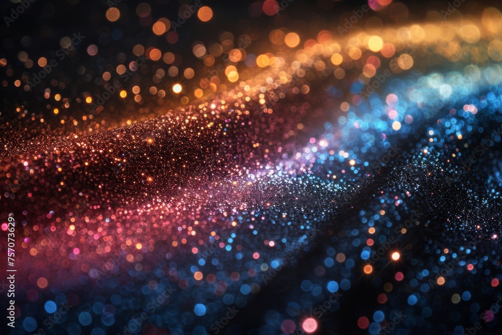 Happy Pride month! Abstract rainbow bokeh glitter lights background ...