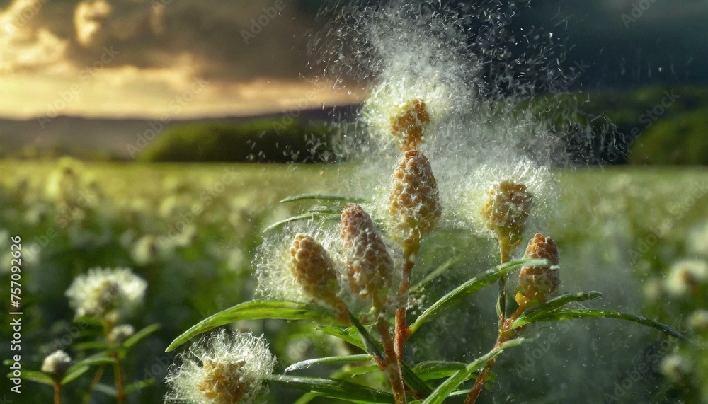 Visualization of Hay Fever and Pollen - Hay Fever Season - Spreading of ...