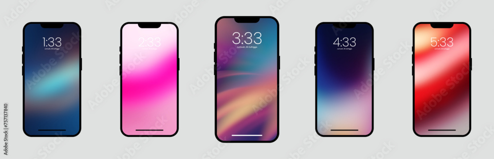 Smart phone technology wallpaper interface backdrops design mockup ...