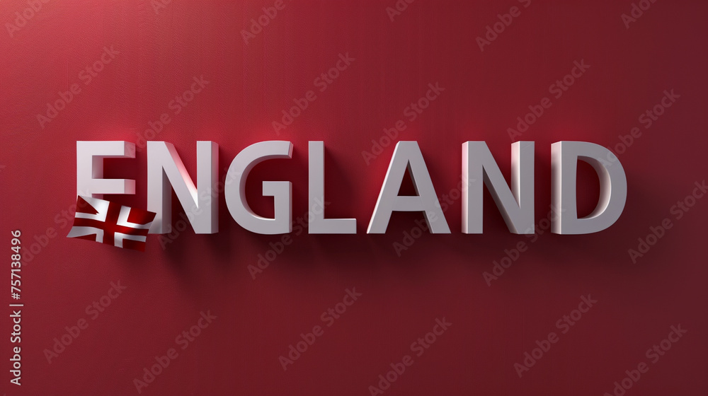 The England flag waves majestically beside the meticulously crafted ...