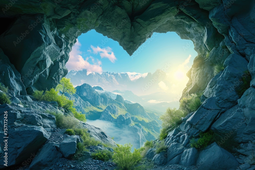 Discover the awe-inspiring beauty of a cave featuring a remarkable ...