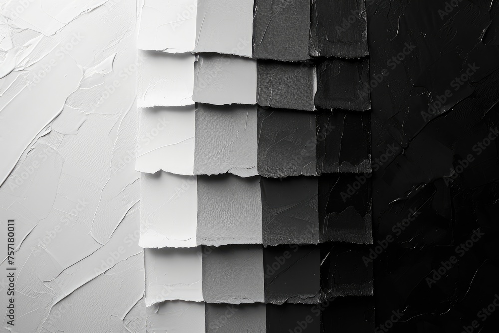 A captivating black and white image showcasing various vibrant colors ...